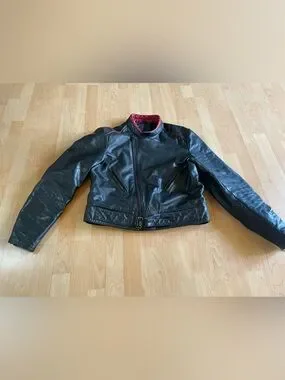 Drospo | Jackets & Coats | Vintage Drospo Black Leather Motocycle ...